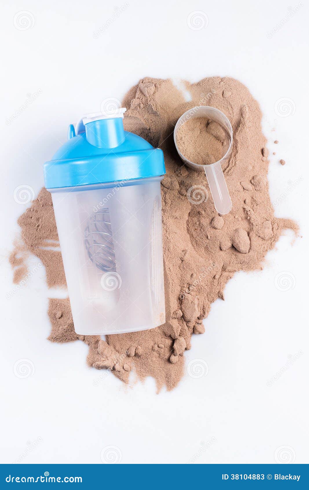 Shaker and protein powder stock image. Image of product - 38104883