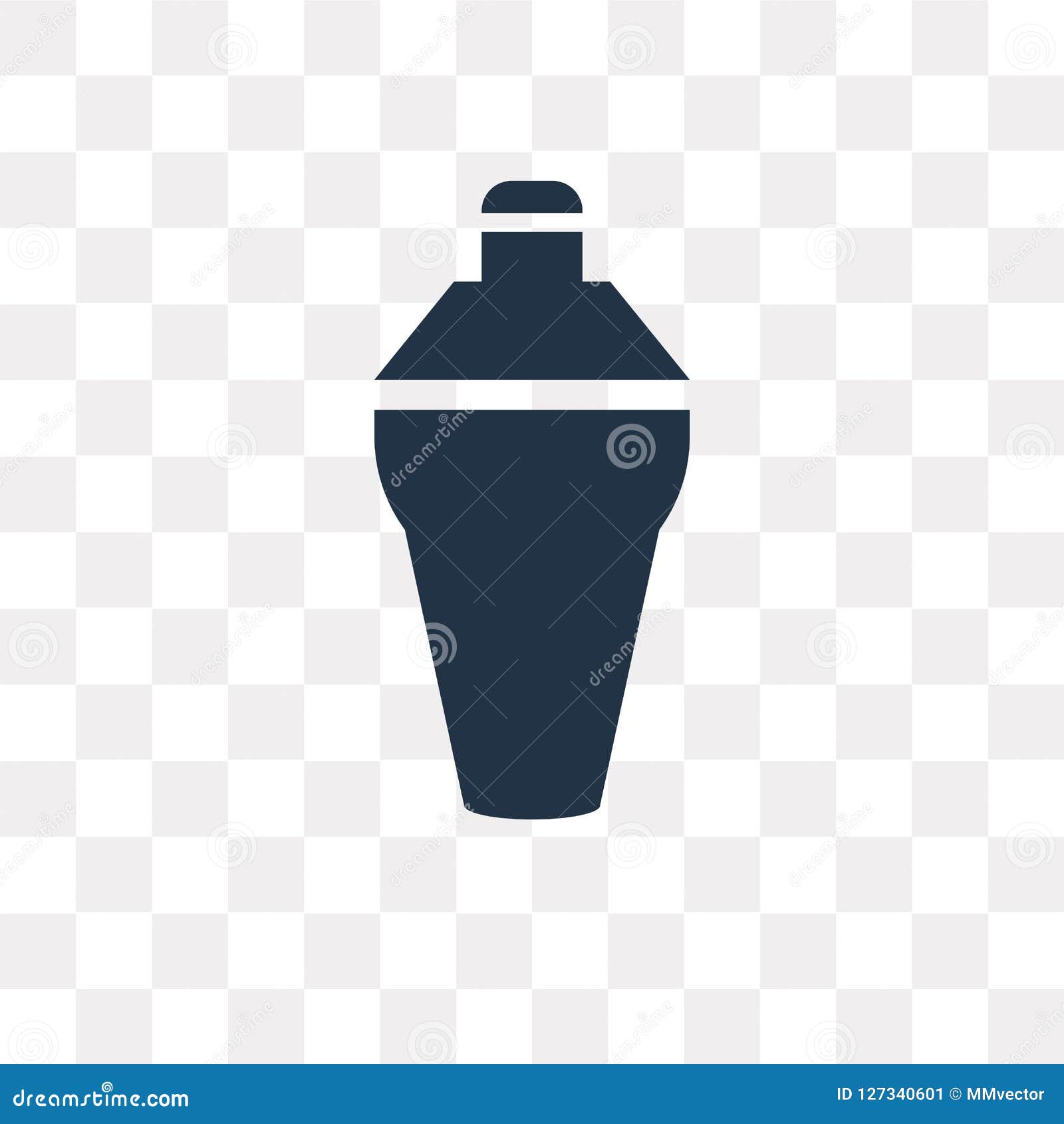 Shaker Vector Icon Isolated on Transparent Background, Shaker T Stock ...