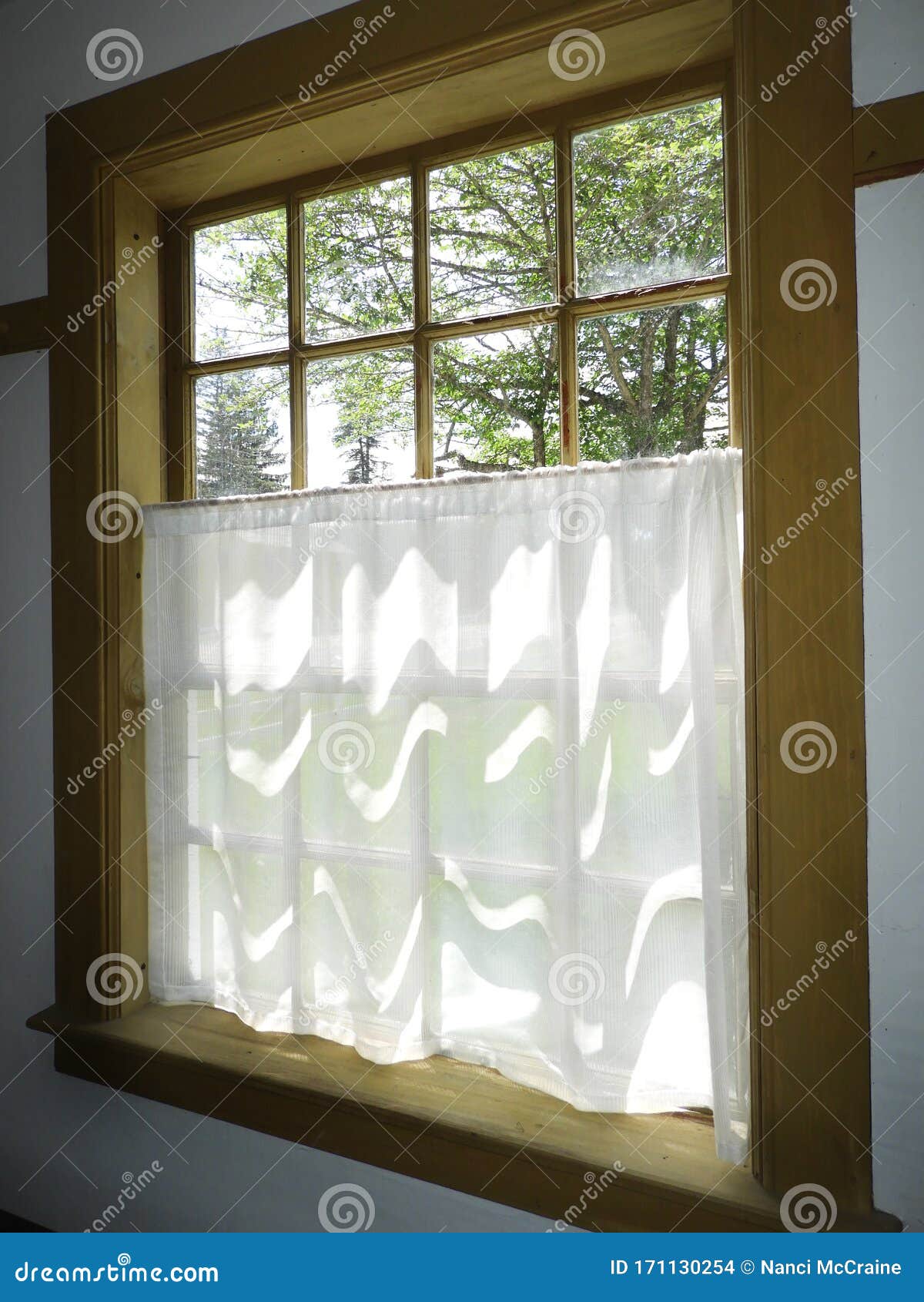 Hancock Shaker Village Window & Curtain Stock Photo - Image of ...