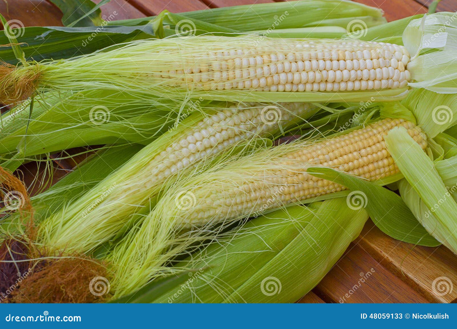 Shakes fresh young corn stock image. Image of preserve - 48059133