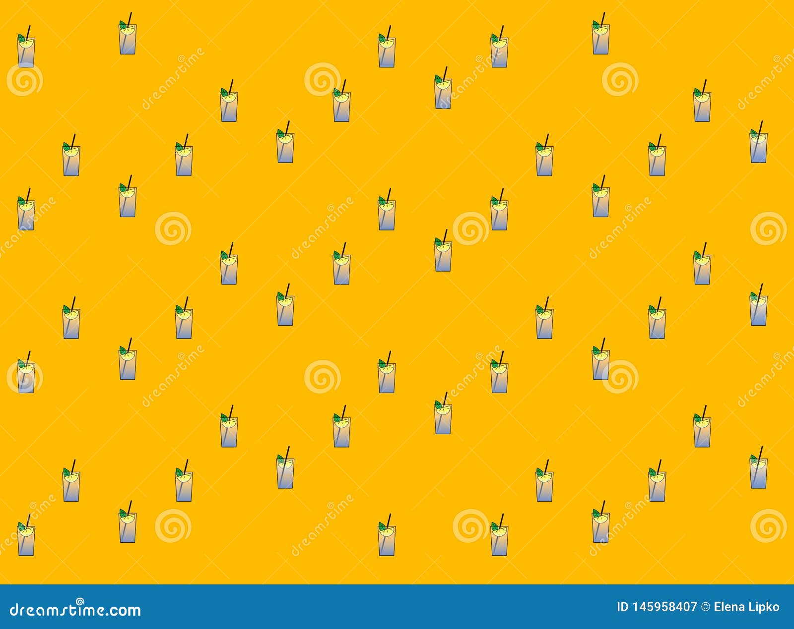 Vector Illustration Pattern with Colorful Shakes. Drinks Pattern. Stock ...