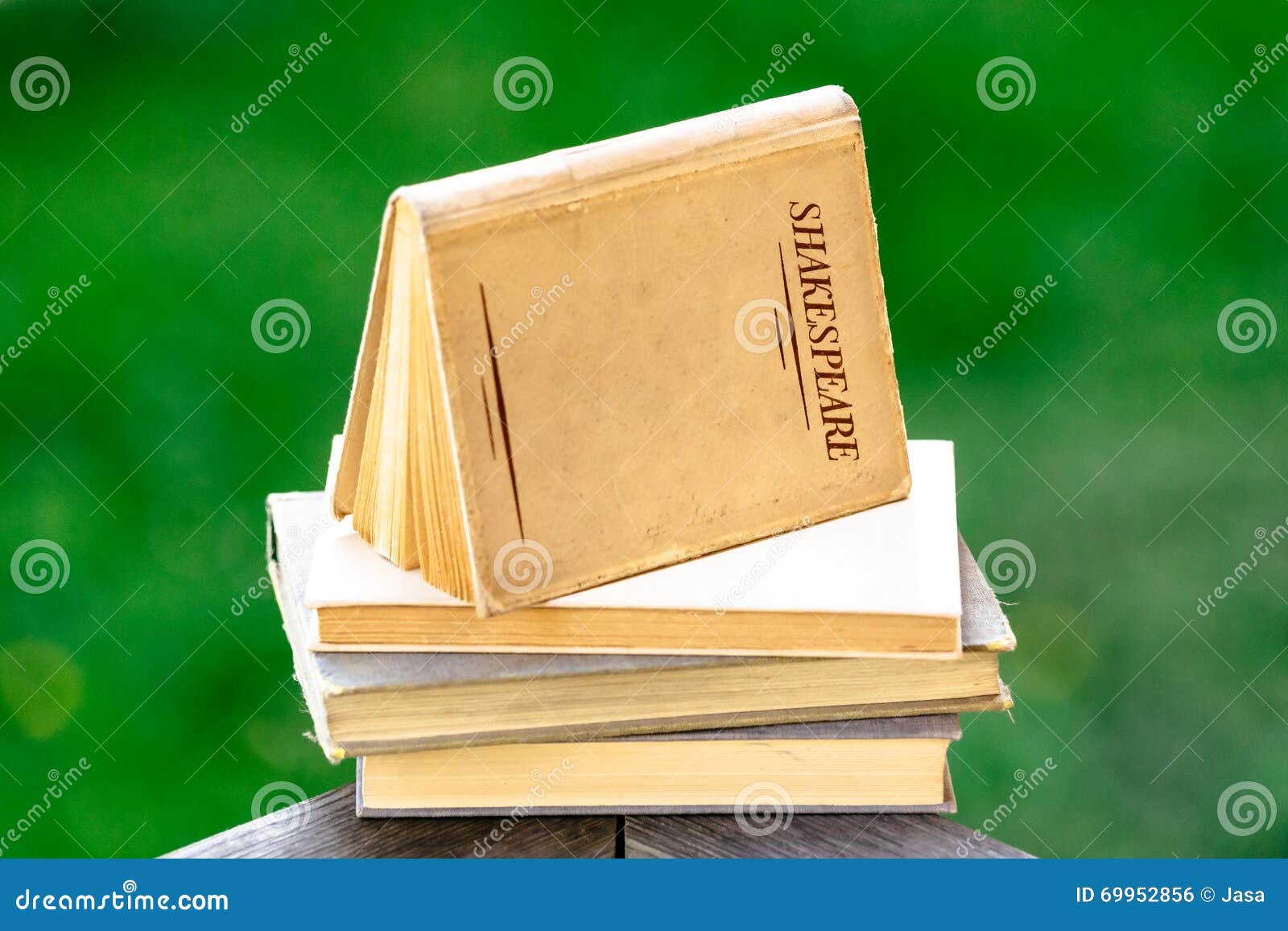 Shakespeare Books Piled Up stock photo. Image of pages - 69952856