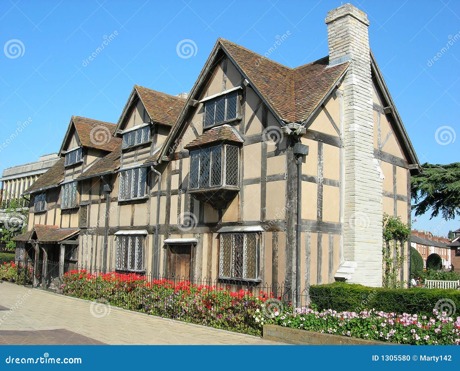 Shakespeare s Birthplace stock photo. Image of home, shakespeares - 1305580