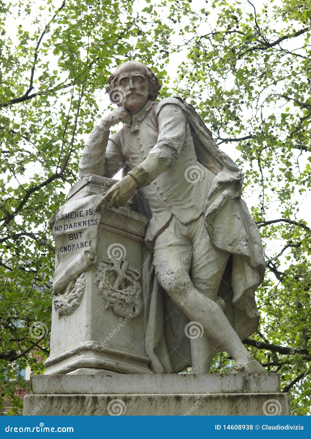 Shakespeare statue stock photo. Image of poet, shakespeare - 14608938