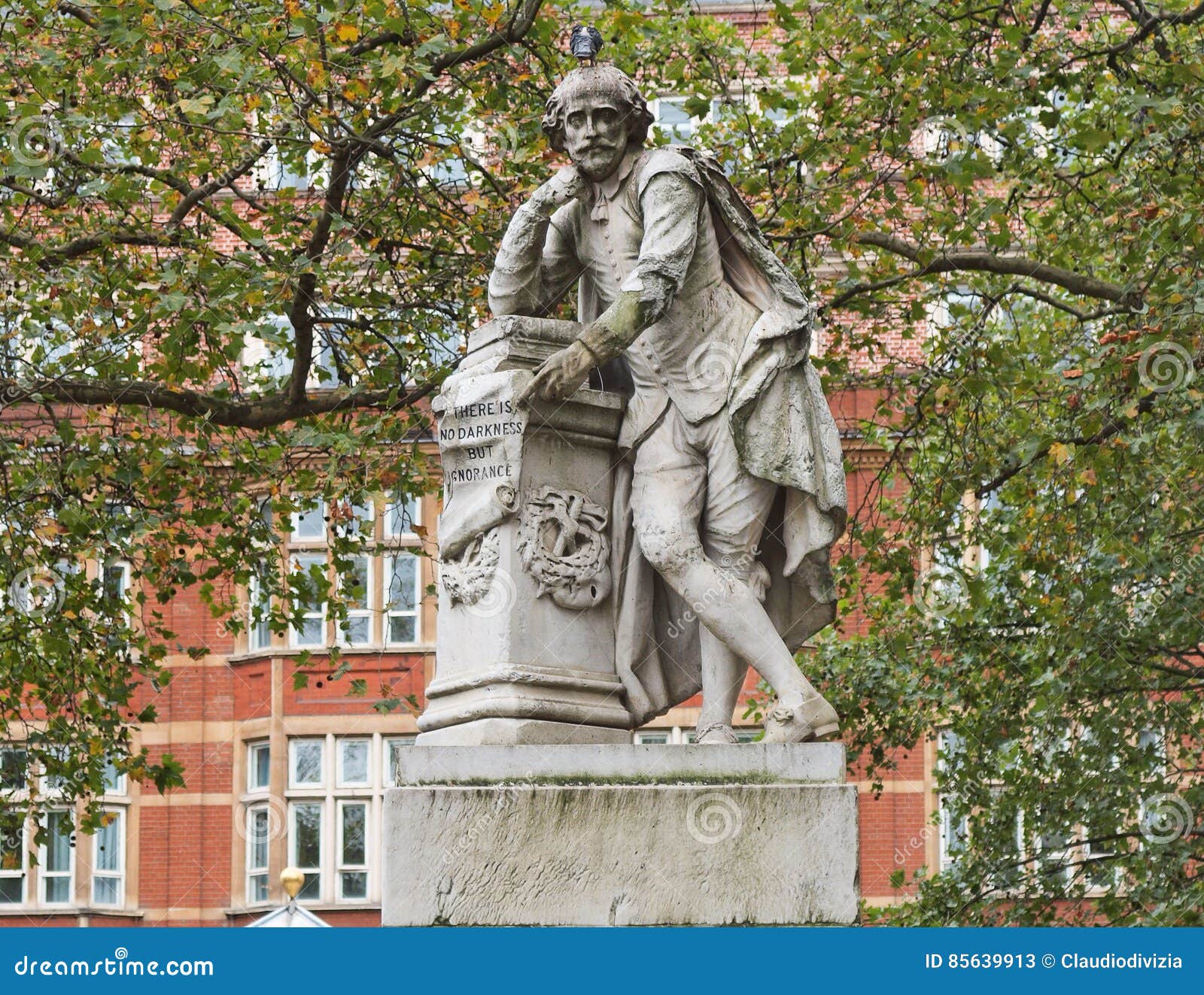 Shakespeare statue stock image. Image of union, statue - 85639913