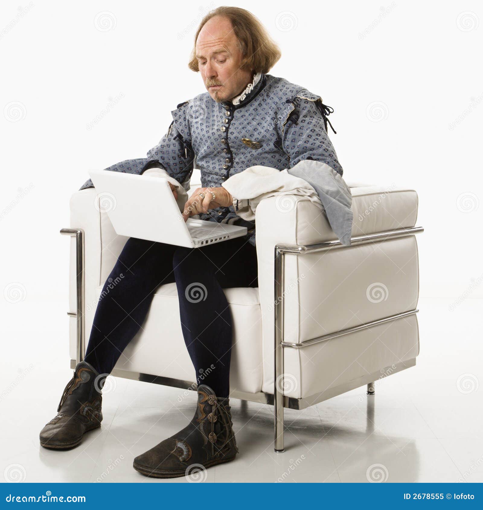 Shakespeare Sul Computer Portatile Immagine Stock - Immagine di ...