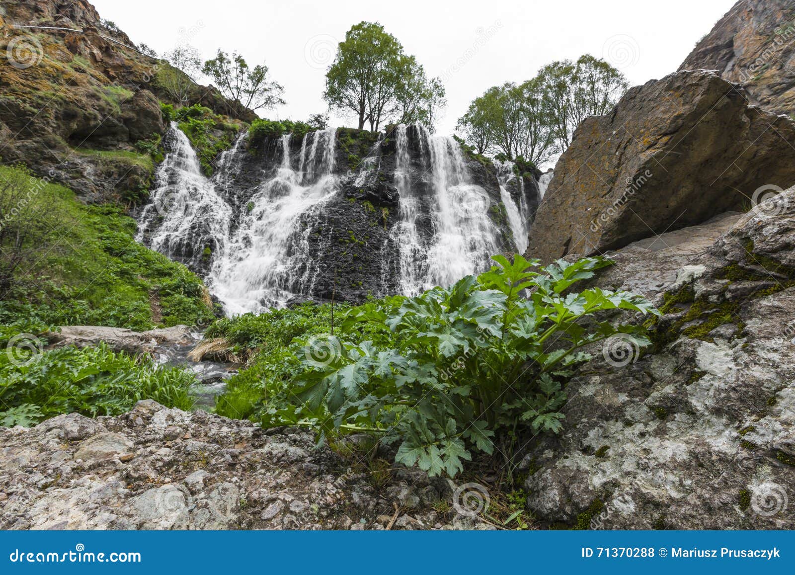 Shaki Waterfall, Armenia stock photo. Image of mountain - 71370288
