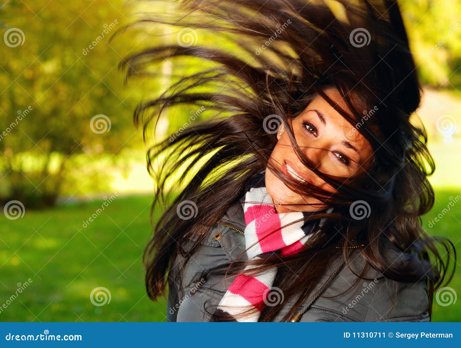 Shaking hair stock image. Image of energy, head, background - 11310711