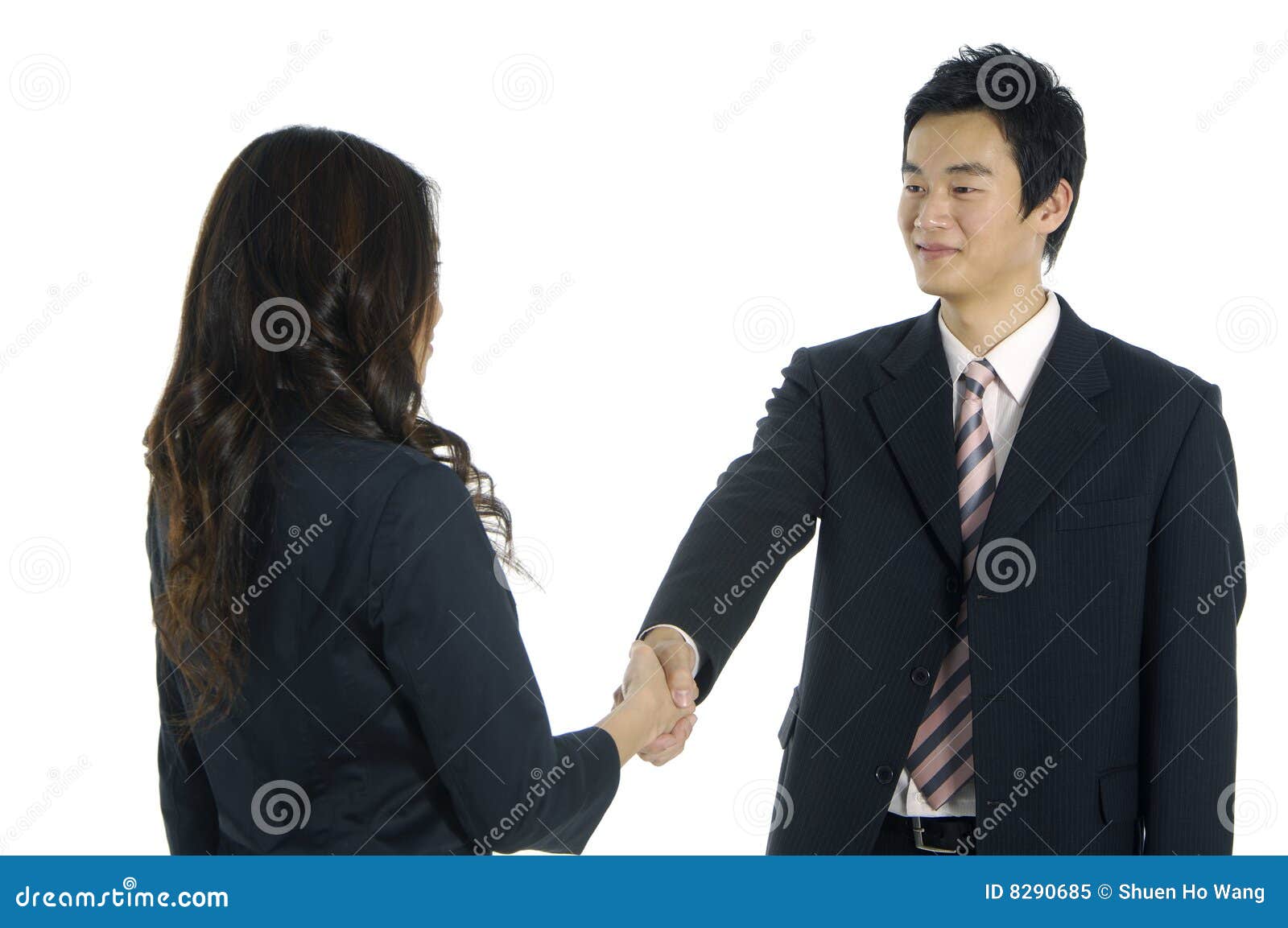Shaking hands stock image. Image of hands, businesswoman - 8290685