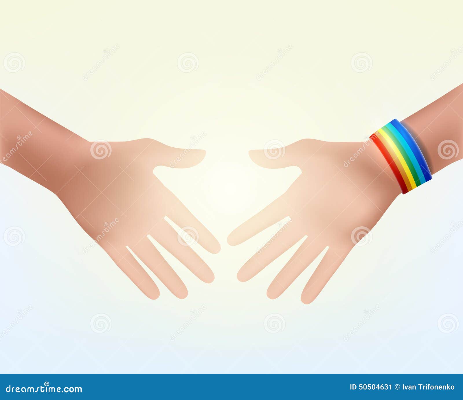 Shaking Hands As a Sign of Respect Stock Vector - Illustration of ideas ...
