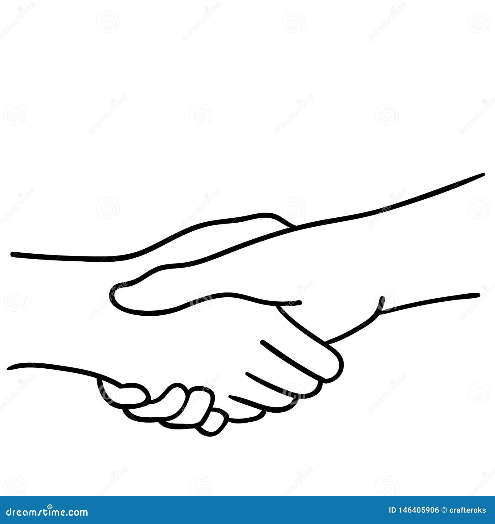 Shake Hand Logo Vector