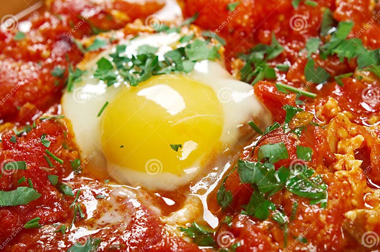 Shakshuka stock photo. Image of egyptian, libyan, spices - 38092006