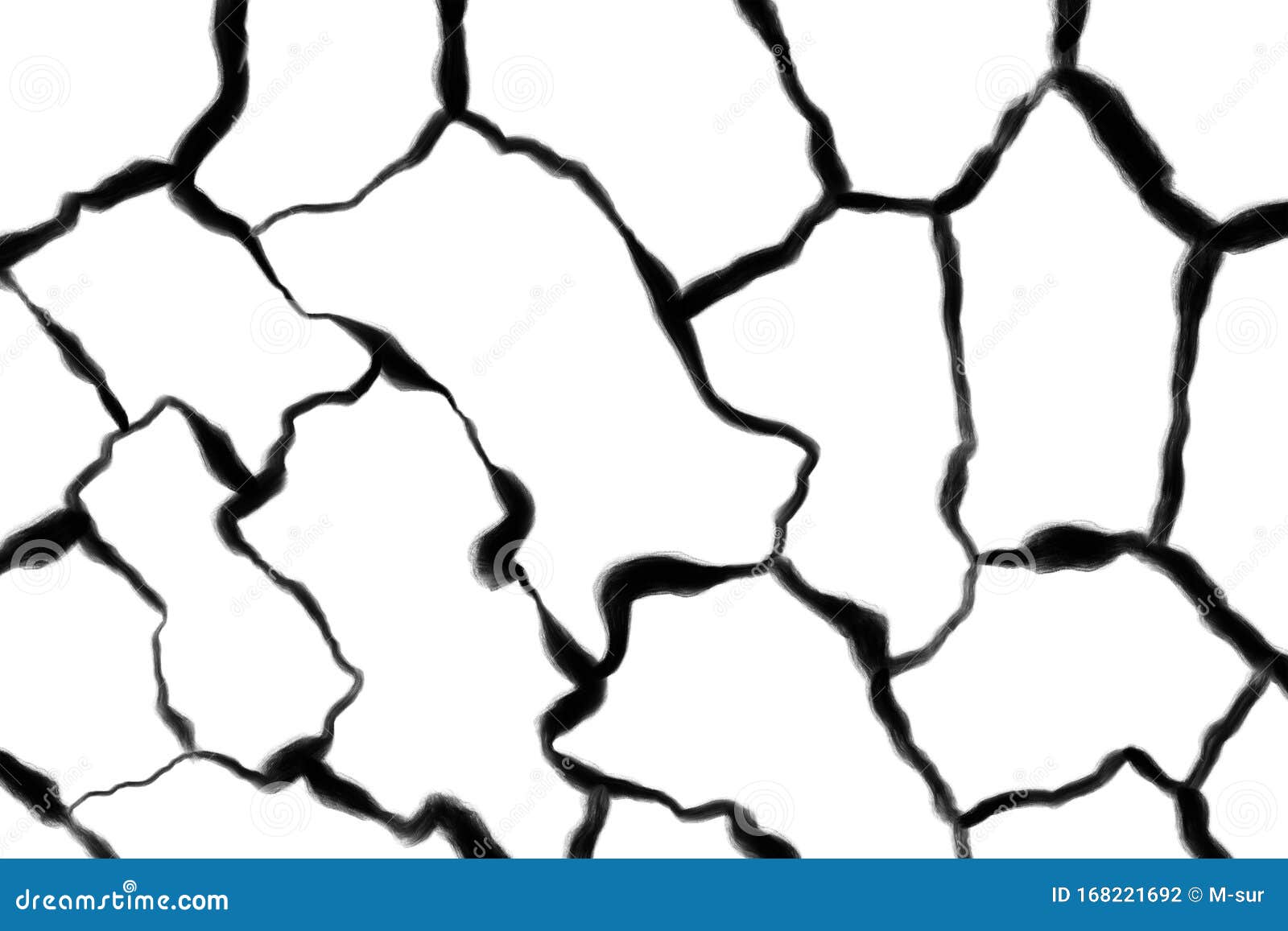 Shaky Black Lines on the Plain White Background Stock Illustration ...