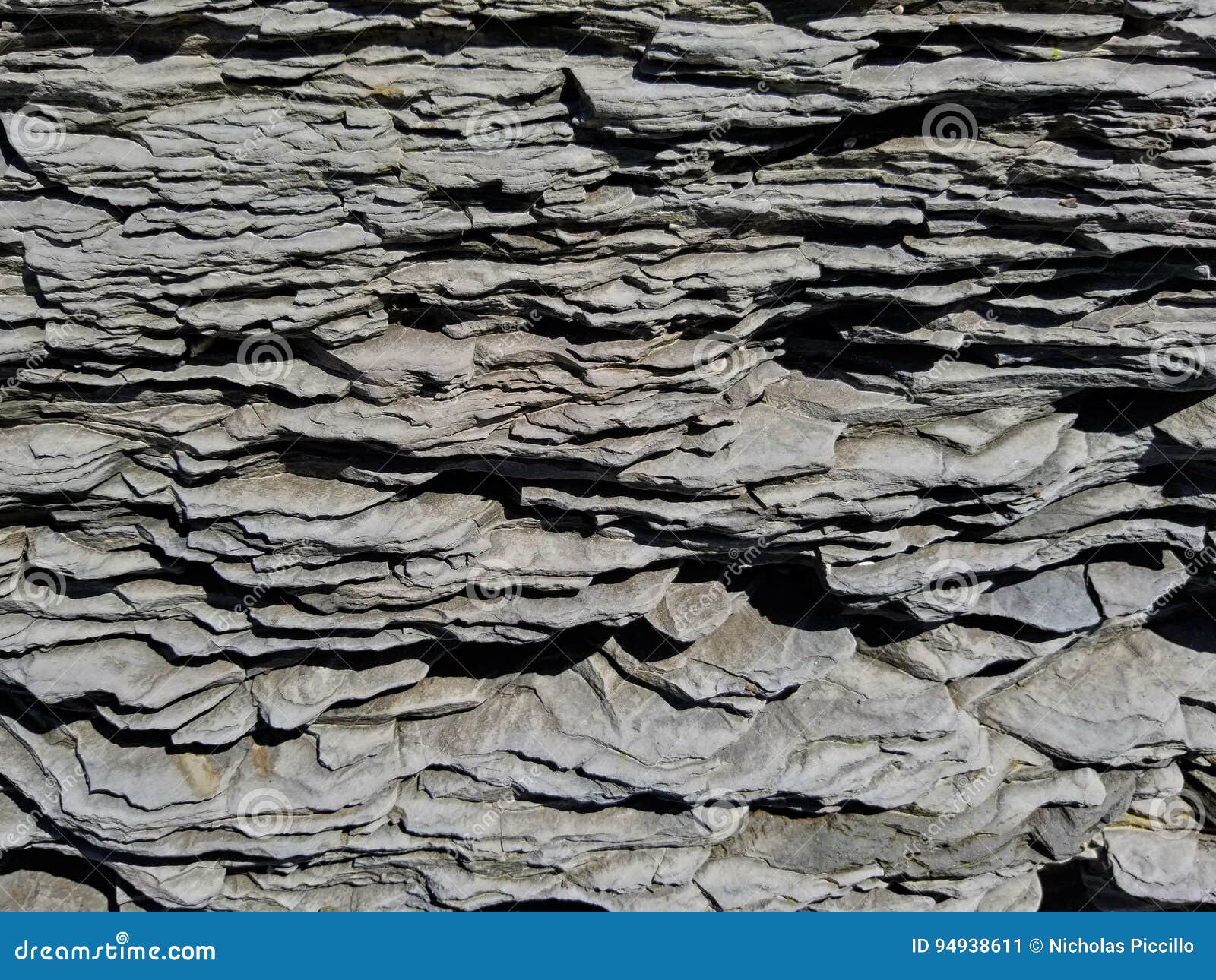Shale Cliff stock image. Image of cliff, earth, sunny - 94938611