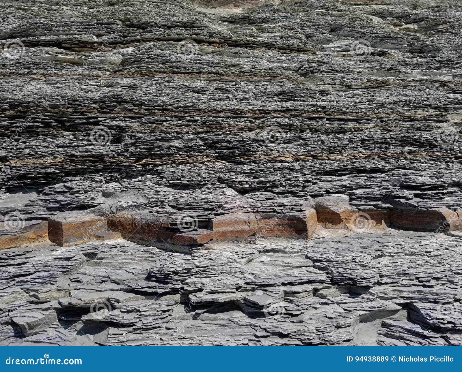 Shale Cliff stock image. Image of background, earth, side - 94938889