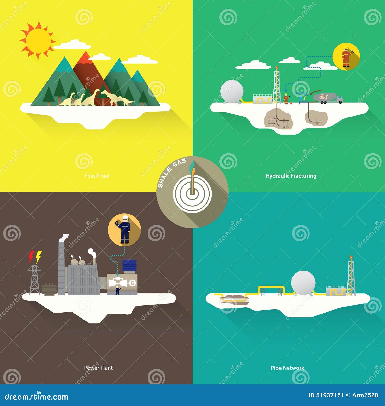 Shale Gas Stock Image | CartoonDealer.com #45300169