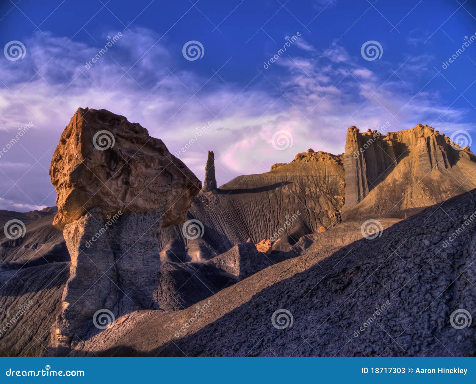 Shale HooDoos stock image. Image of utah, mountain, desert - 18717303