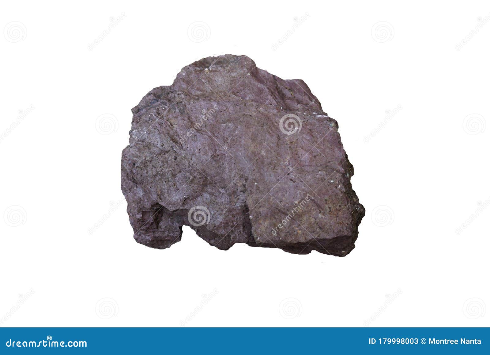 Shale Rock on a White Background. Stock Image - Image of foliated ...