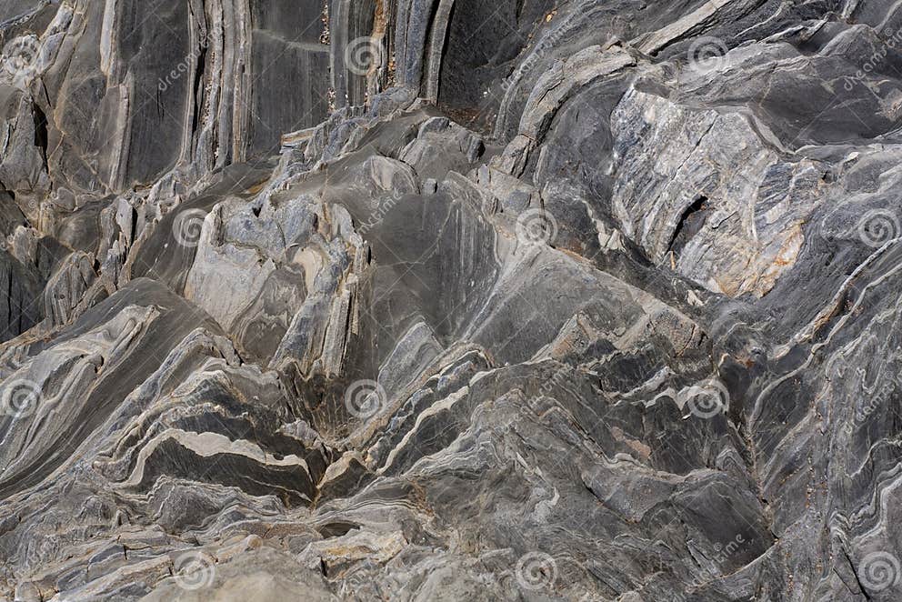 Shale rock abstract stock image. Image of stone, wavy - 14408503