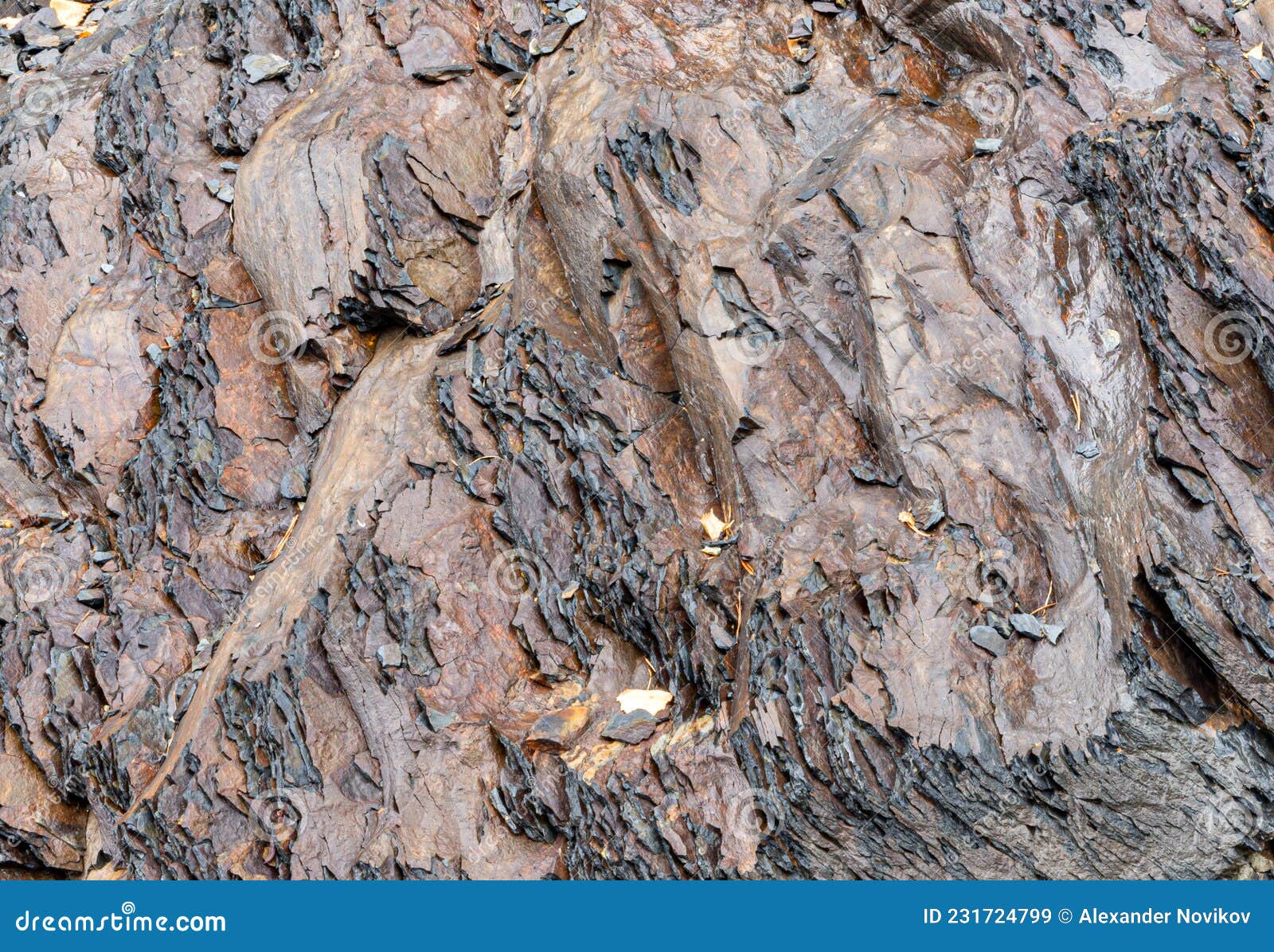 A Shale Rocks Colored Background and Texture Stock Image - Image of ...