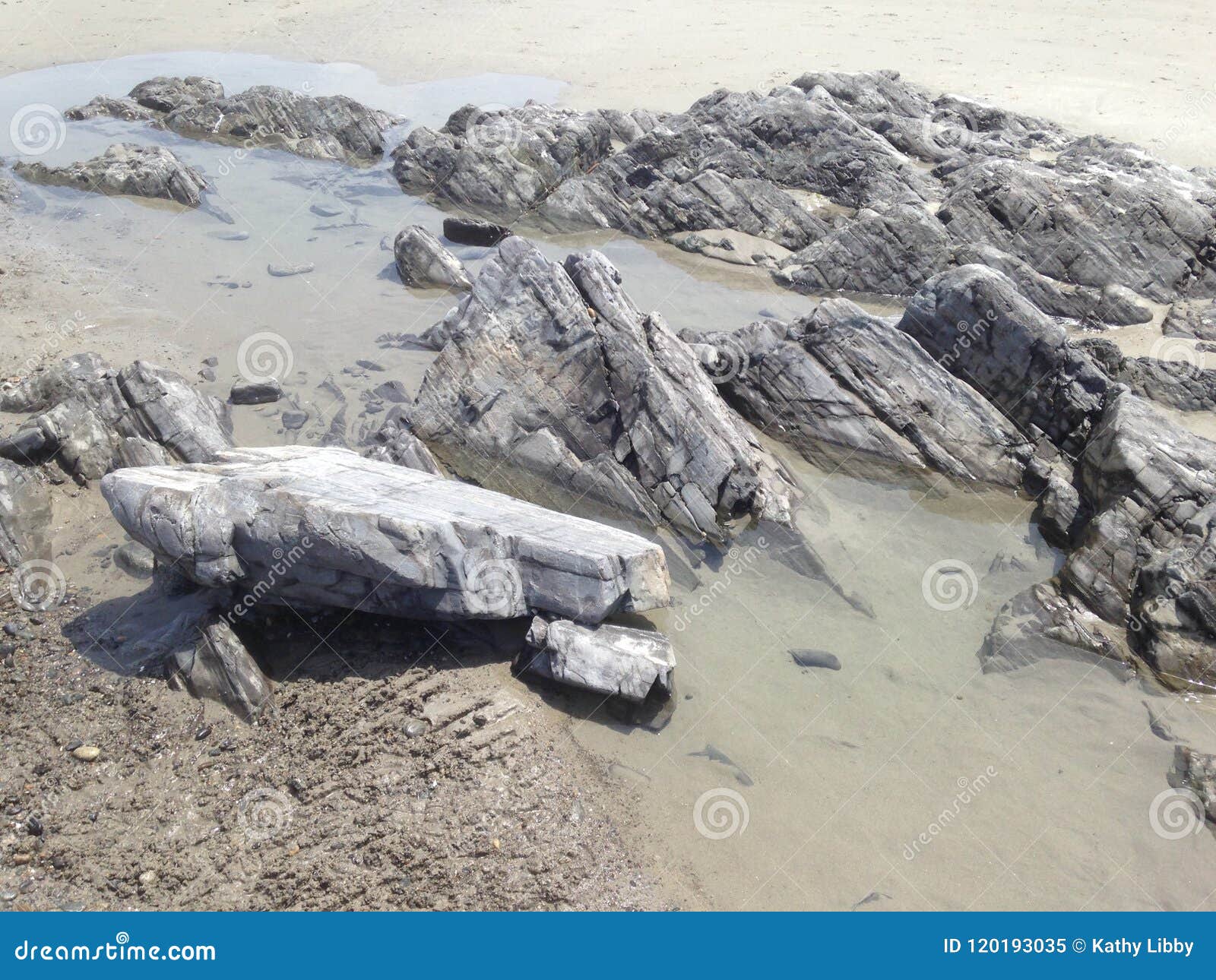 Shale rocks and sand stock image. Image of jutting, shale - 120193035