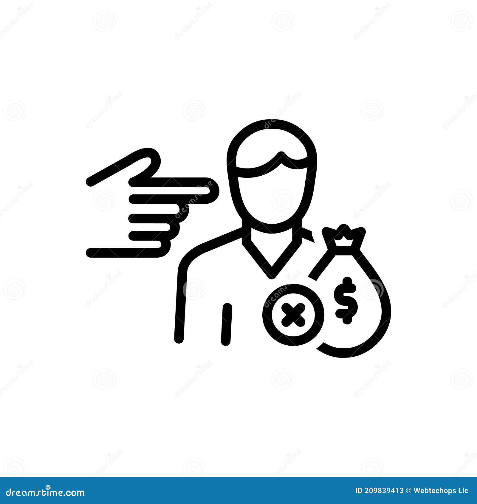 Black Line Icon for Shall, about To and Intend Stock Vector ...