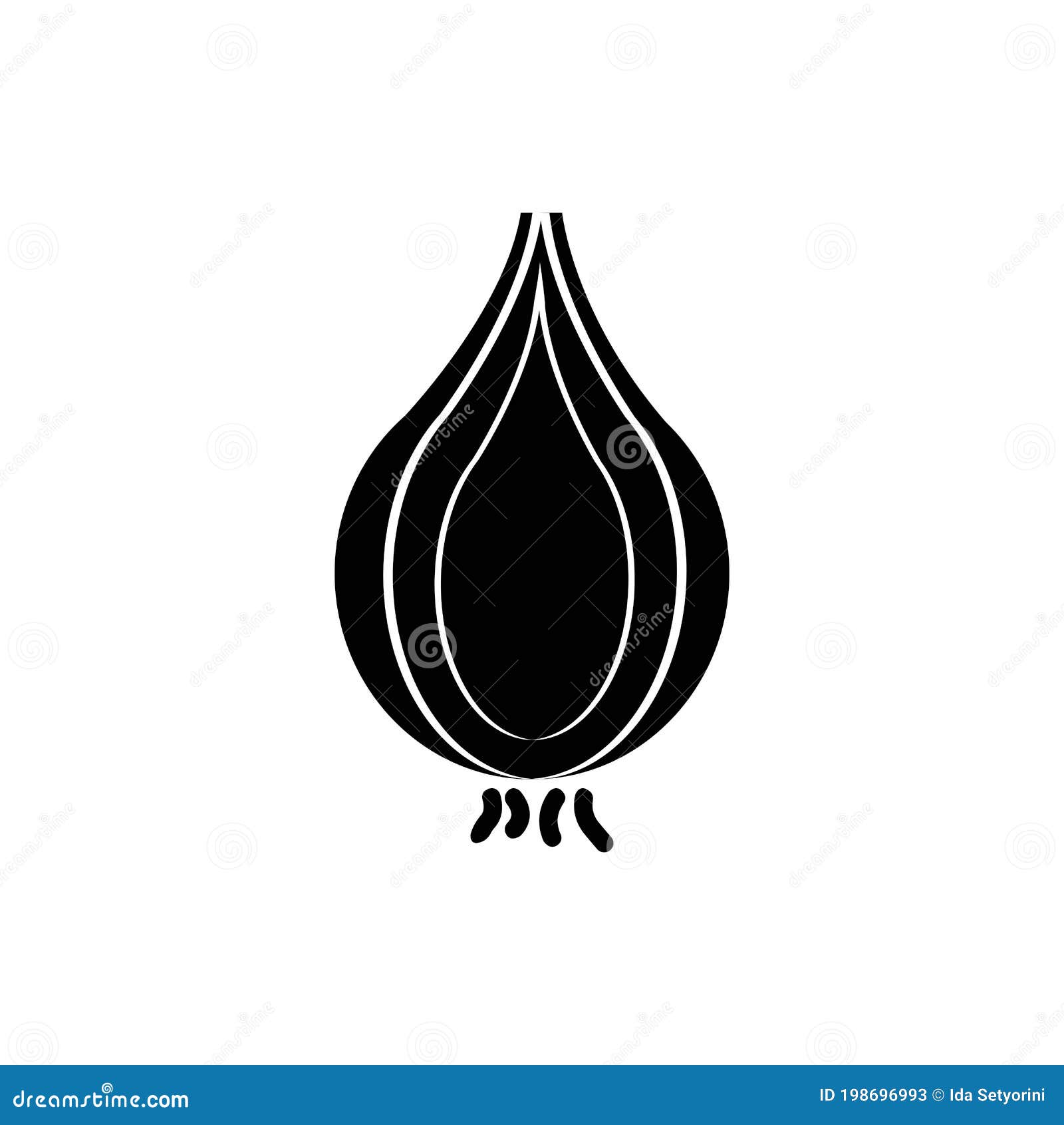 Shallot logo stock vector. Illustration of diet, delicious - 198696993