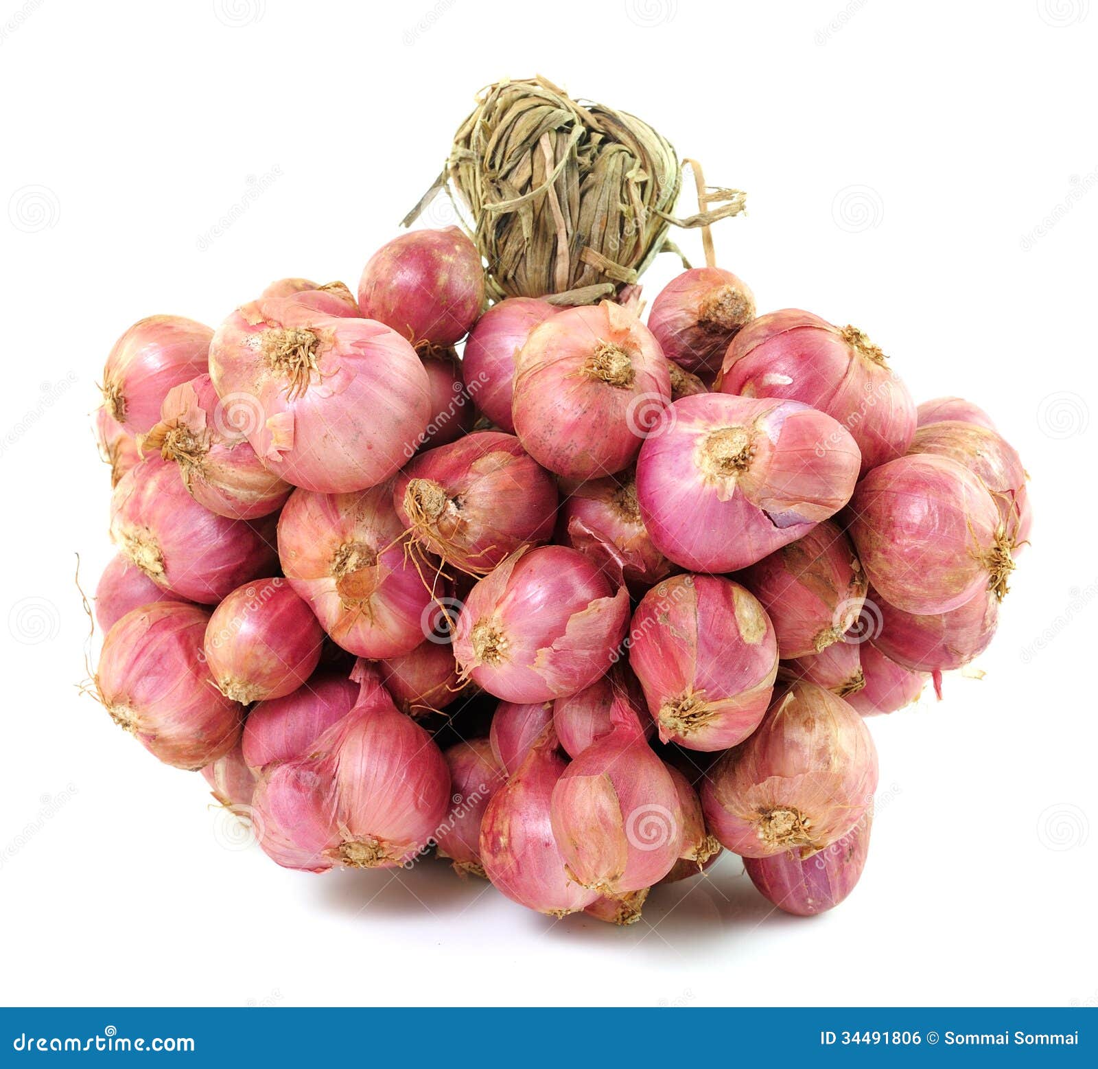 Slice Shallot Isolated On White Background Royalty-Free Stock ...