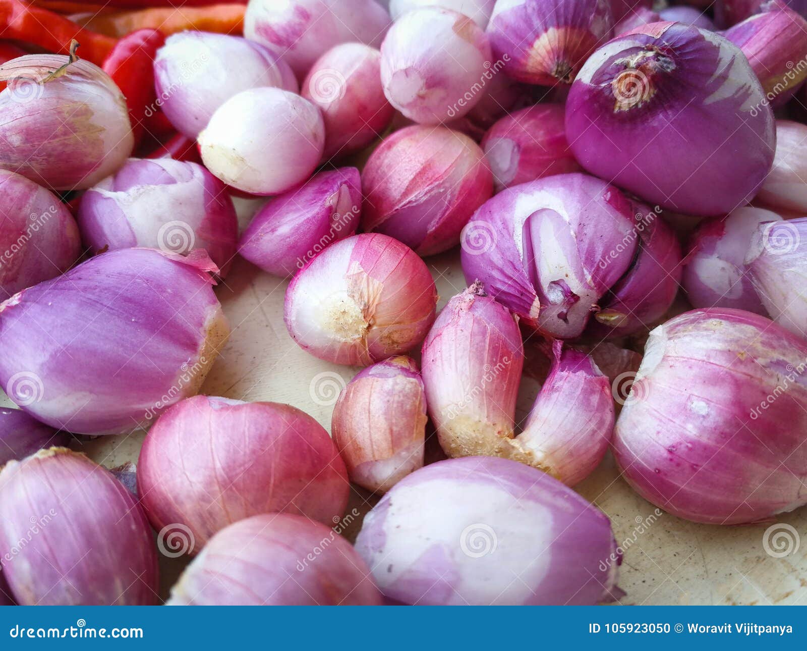 Shallots stock photo. Image of bunch, background, healthy - 105923050