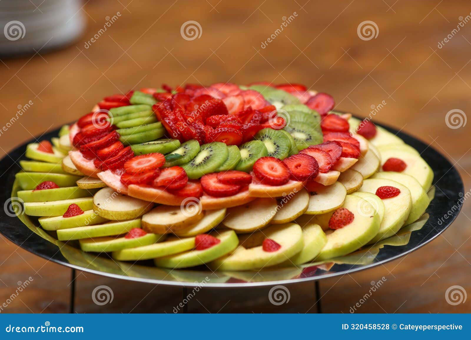 Shallow Depth of Field (selective Focus) Details with a Fruit Salad at ...