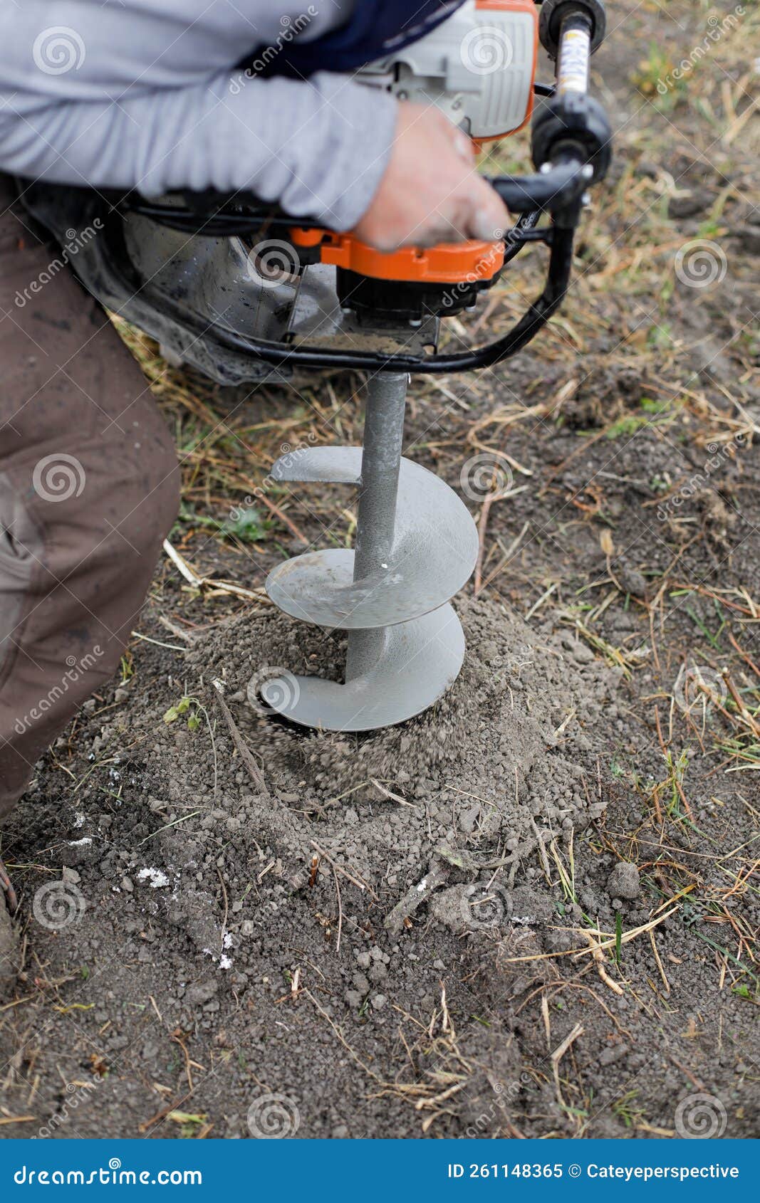 Shallow Depth of Field Selective Focus Details with a Man Using a Hand ...