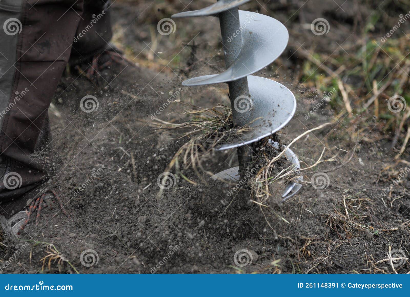 Shallow Depth of Field Selective Focus Details with a Man Using a Hand ...