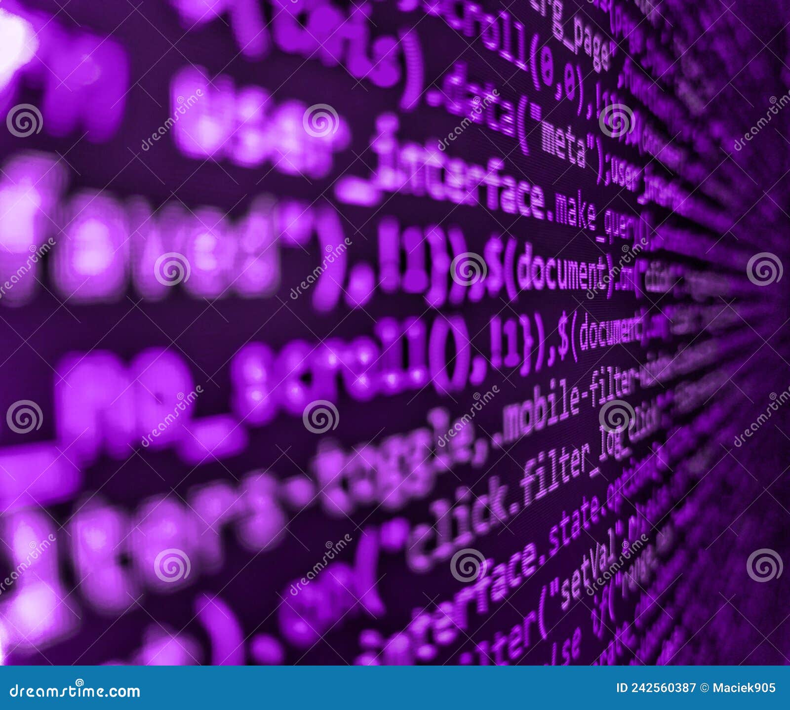 Shallow Depth Of Field Selective Focus Effect Coding Application By Programmer Developer Web