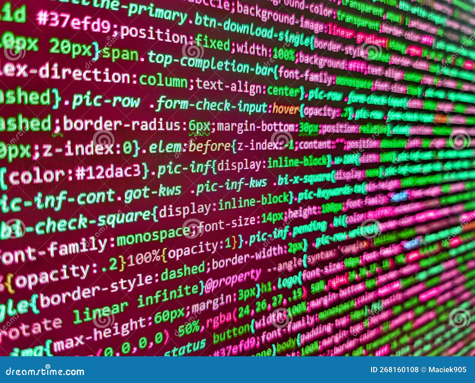 Shallow Depth of Field, Selective Focus Effect. Developing Programming ...