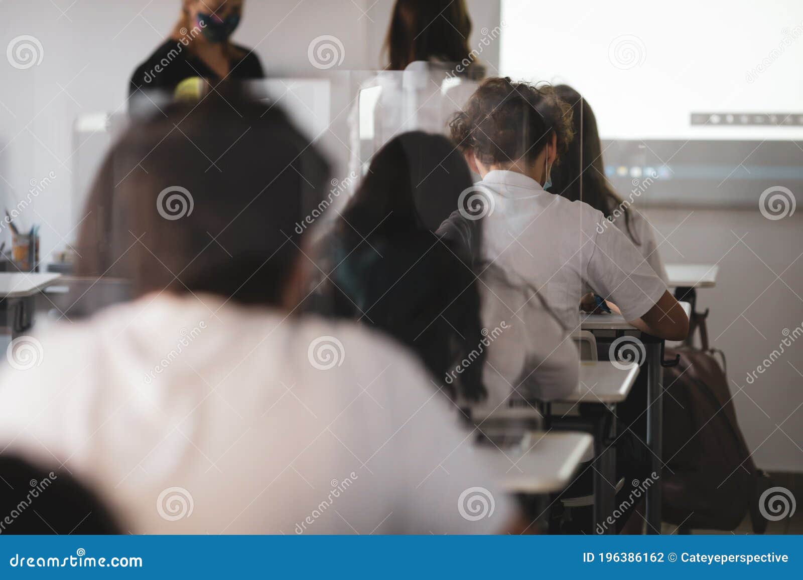 Shallow Depth of Field Selective Focus Image with High School Pupils ...