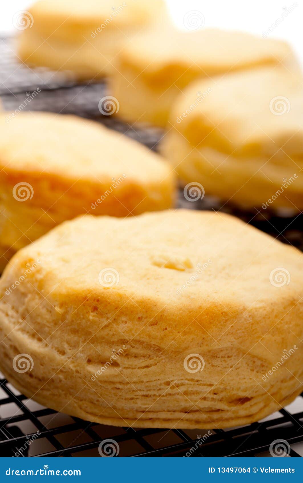 Shallow Focus Close Up of Fresh Biscuits Stock Photo - Image of flavor ...