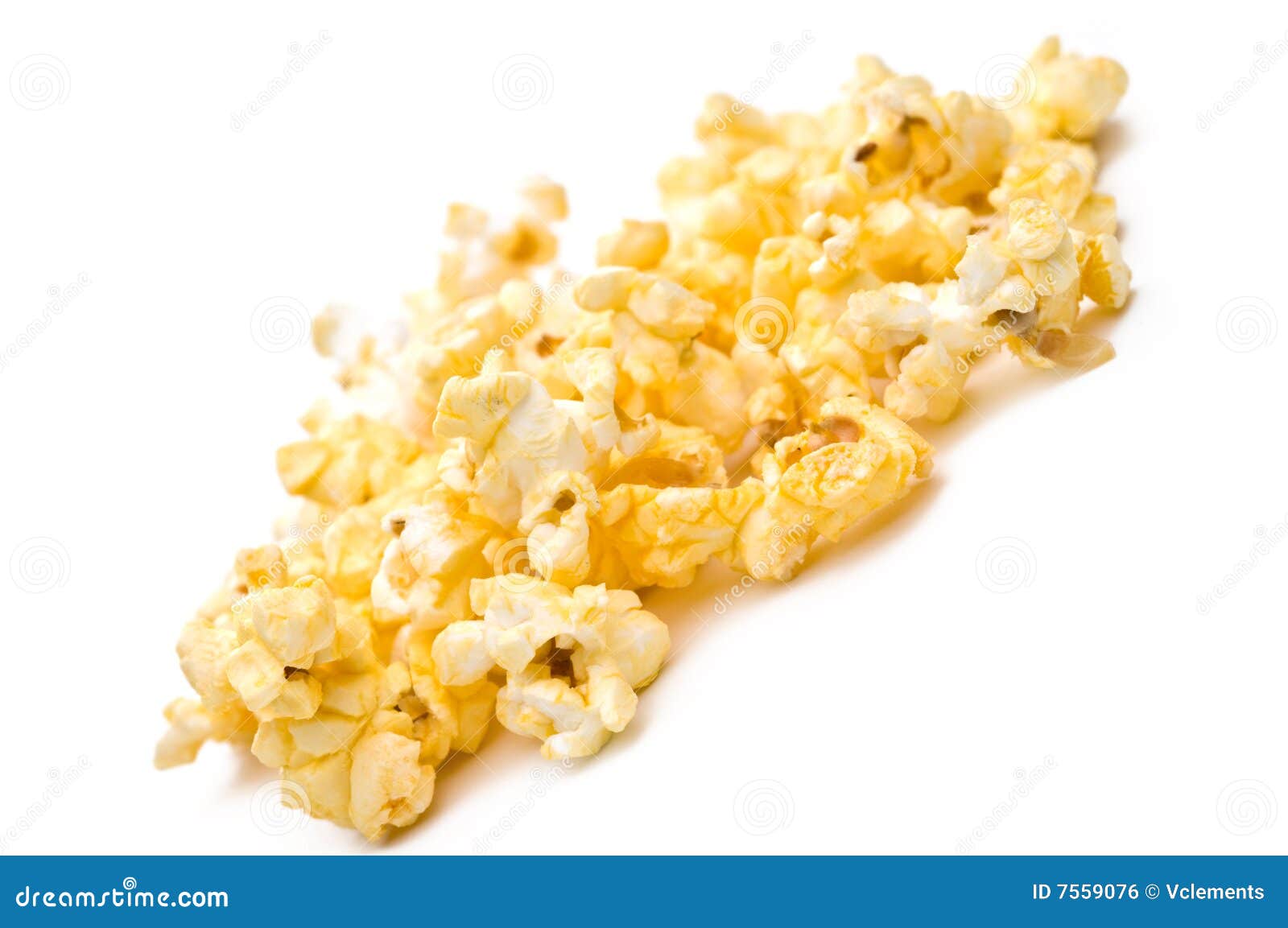 Shallow Focus Closeup of Popcorn Stock Photo - Image of yellow, macro ...