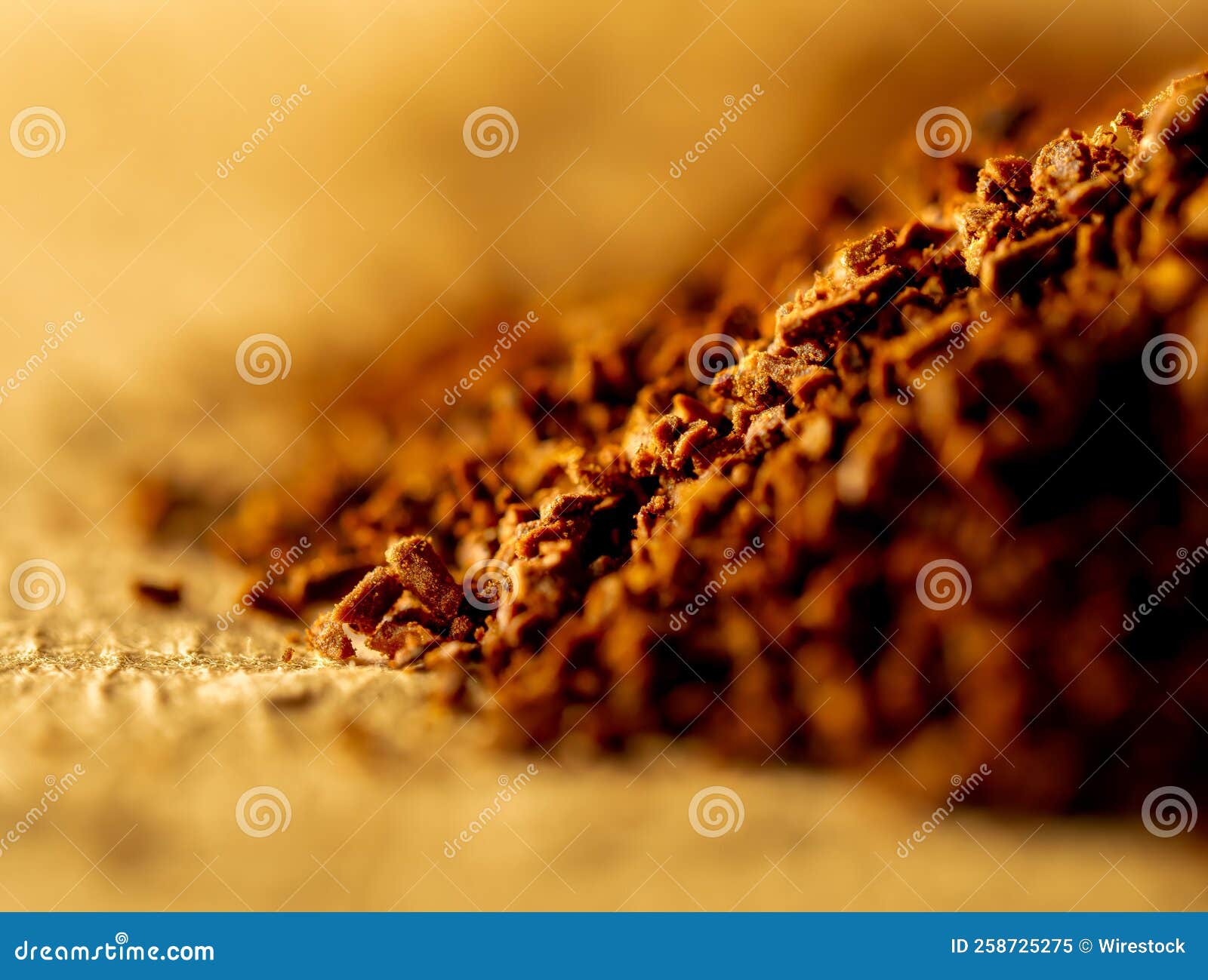 Shallow Focus of Coffee Powder Stock Image - Image of caffeine, texture ...