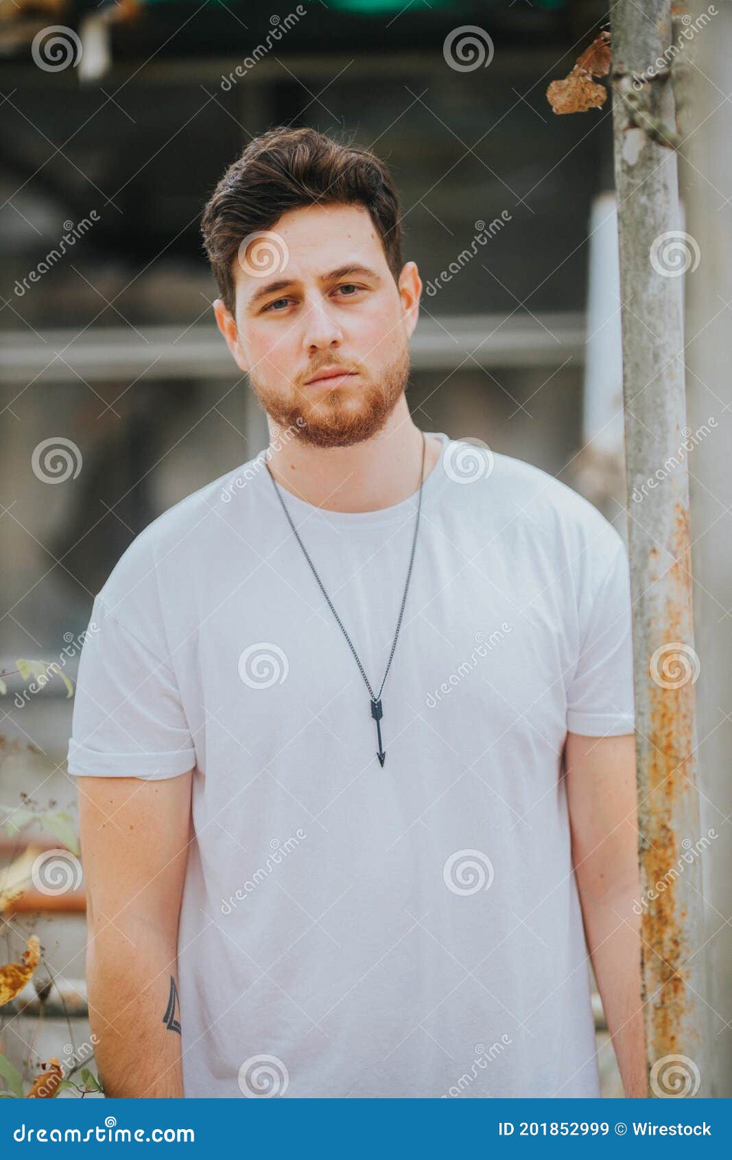Shallow Focus Shot of a Young and Attractive Male Posing at Camera ...