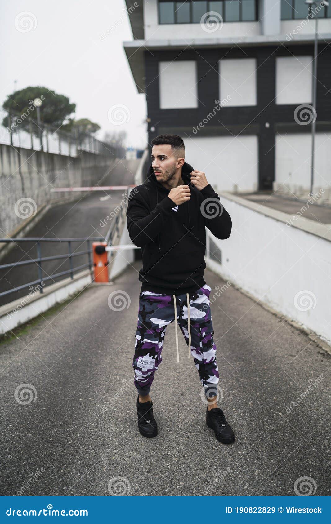 Shallow Focus Shot of a Young Handsome Male Posing at Camera Stock ...