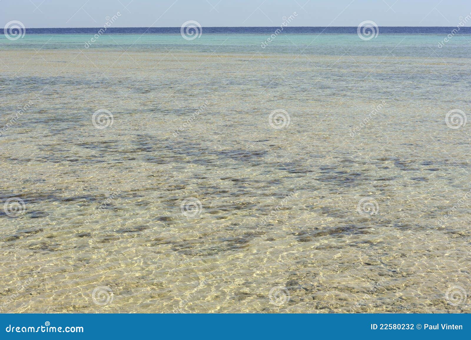 Shallow Tropical Lagoon on the Coast Stock Photo - Image of coast ...