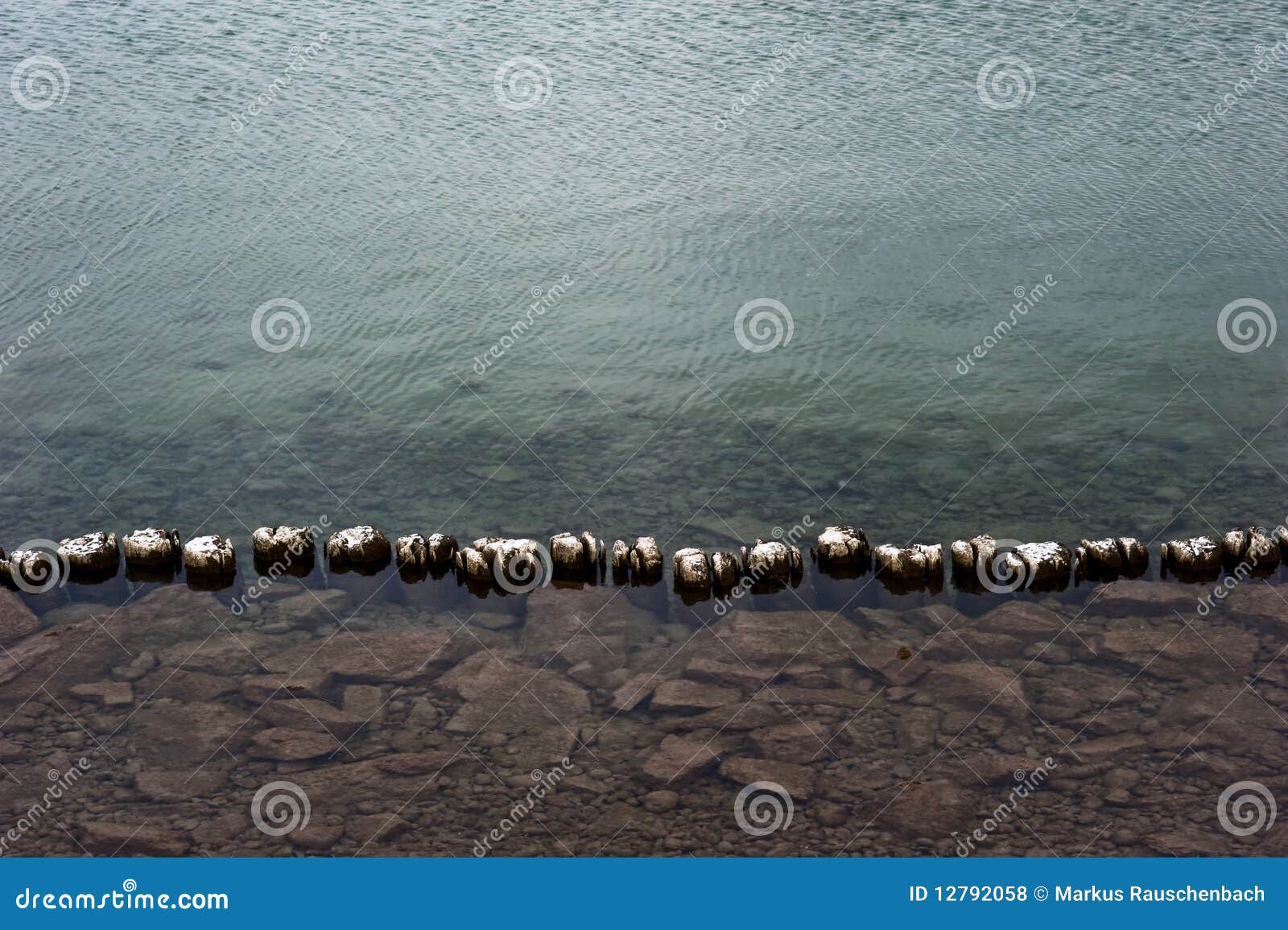 Shallow Water on Lake Shore Stock Photo - Image of lake, waterline ...