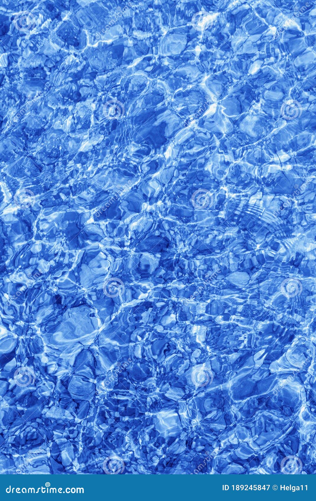 Shallow Water, Natural Blue Background. Color Tinting Stock Image ...