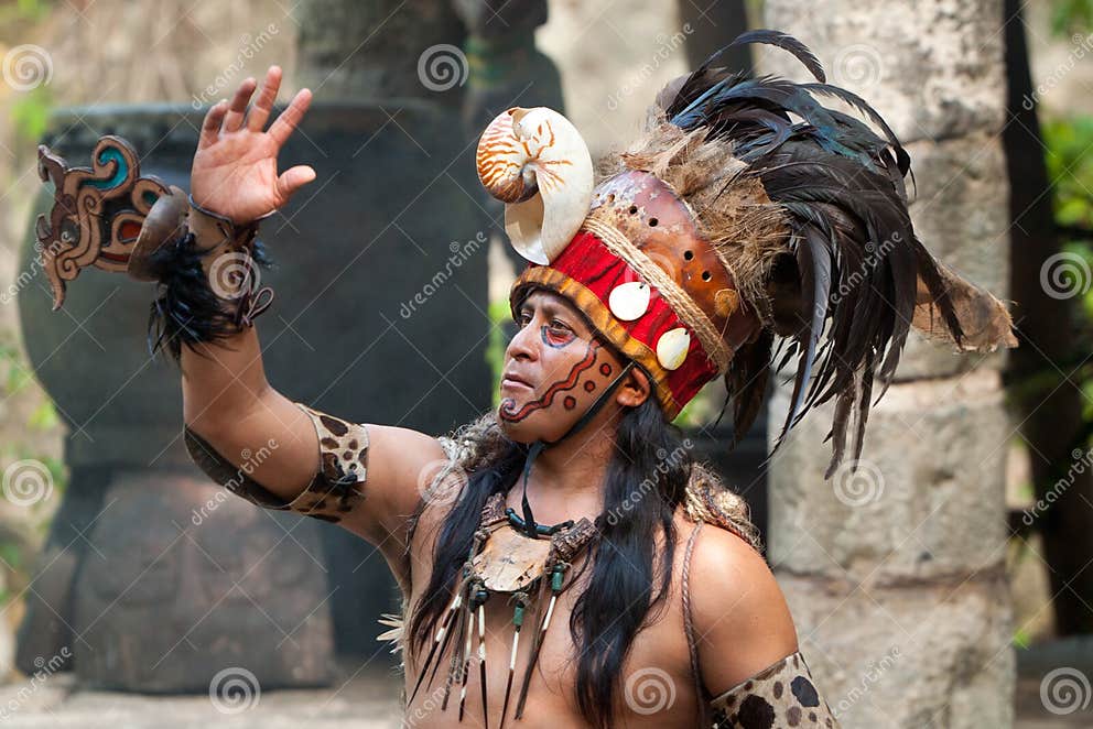 Shaman maya foto de archivo editorial. Imagen de retrato - 20628663