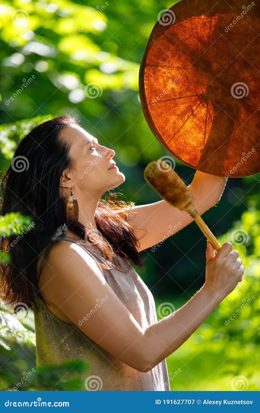 Shamanic Ritual In The Forest Stock Image Image Of Ethnic Ritual