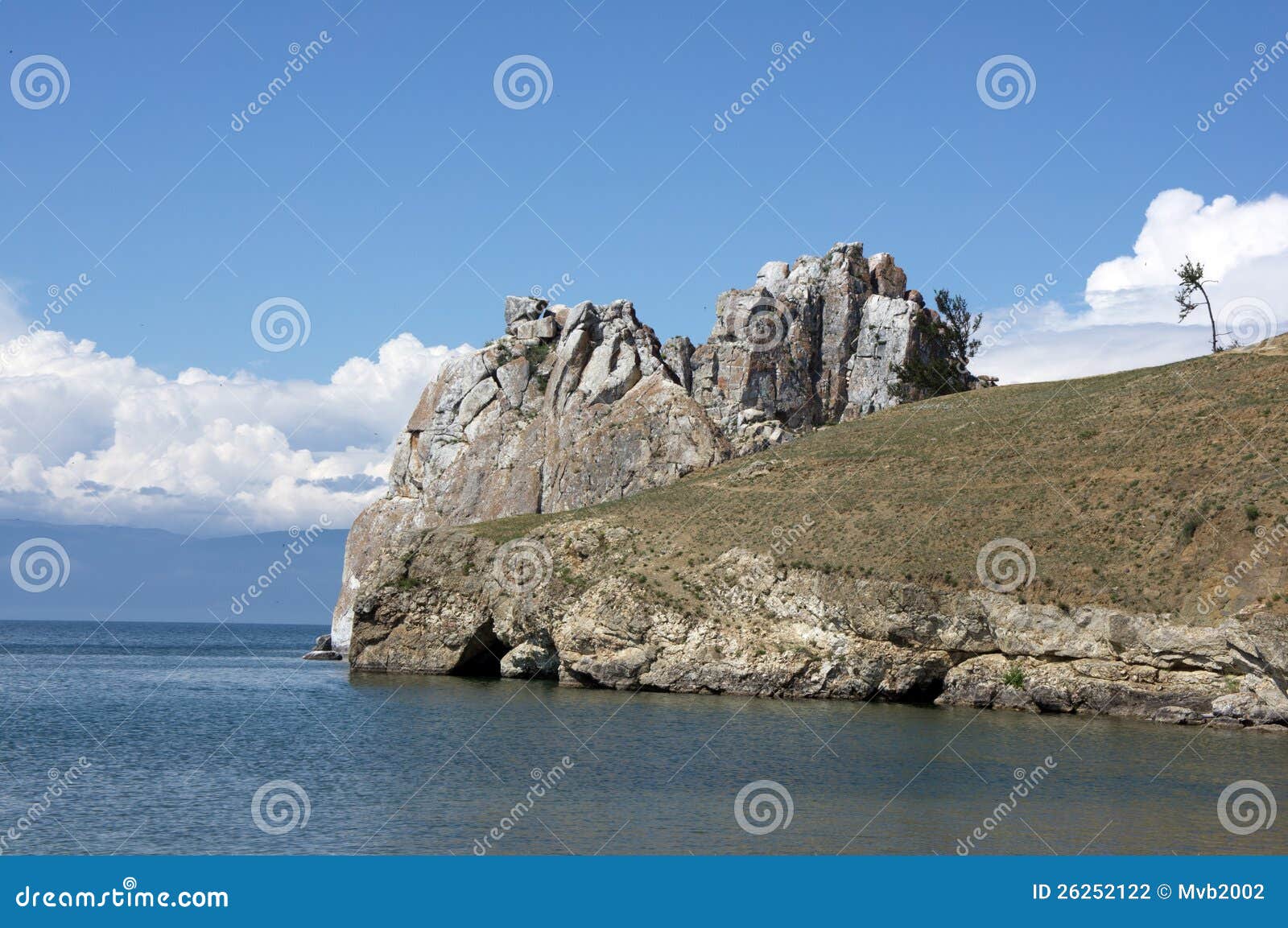 Shamanka Rock, Baikal stock photo. Image of baikal, rock - 26252122