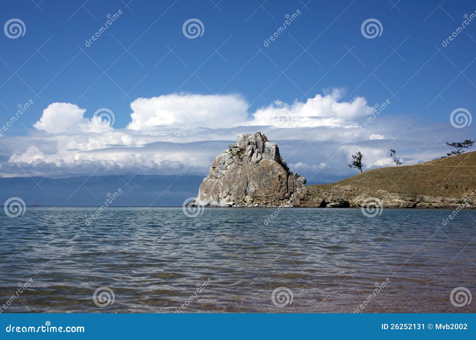 Shamanka Rock, Baikal stock image. Image of rock, siberia - 26252131