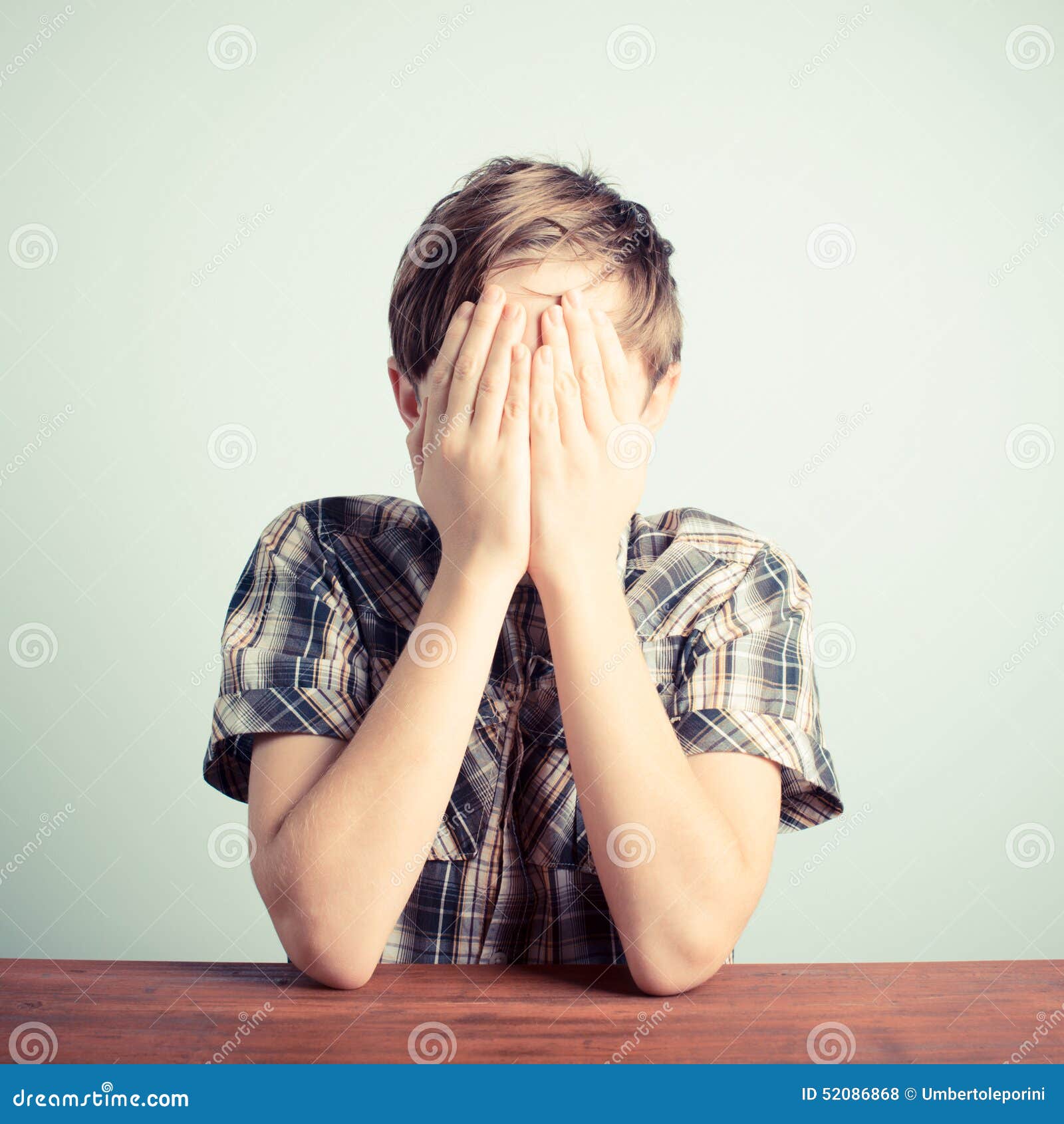 Shame stock photo. Image of gray, school, child, heartbroken - 52086868
