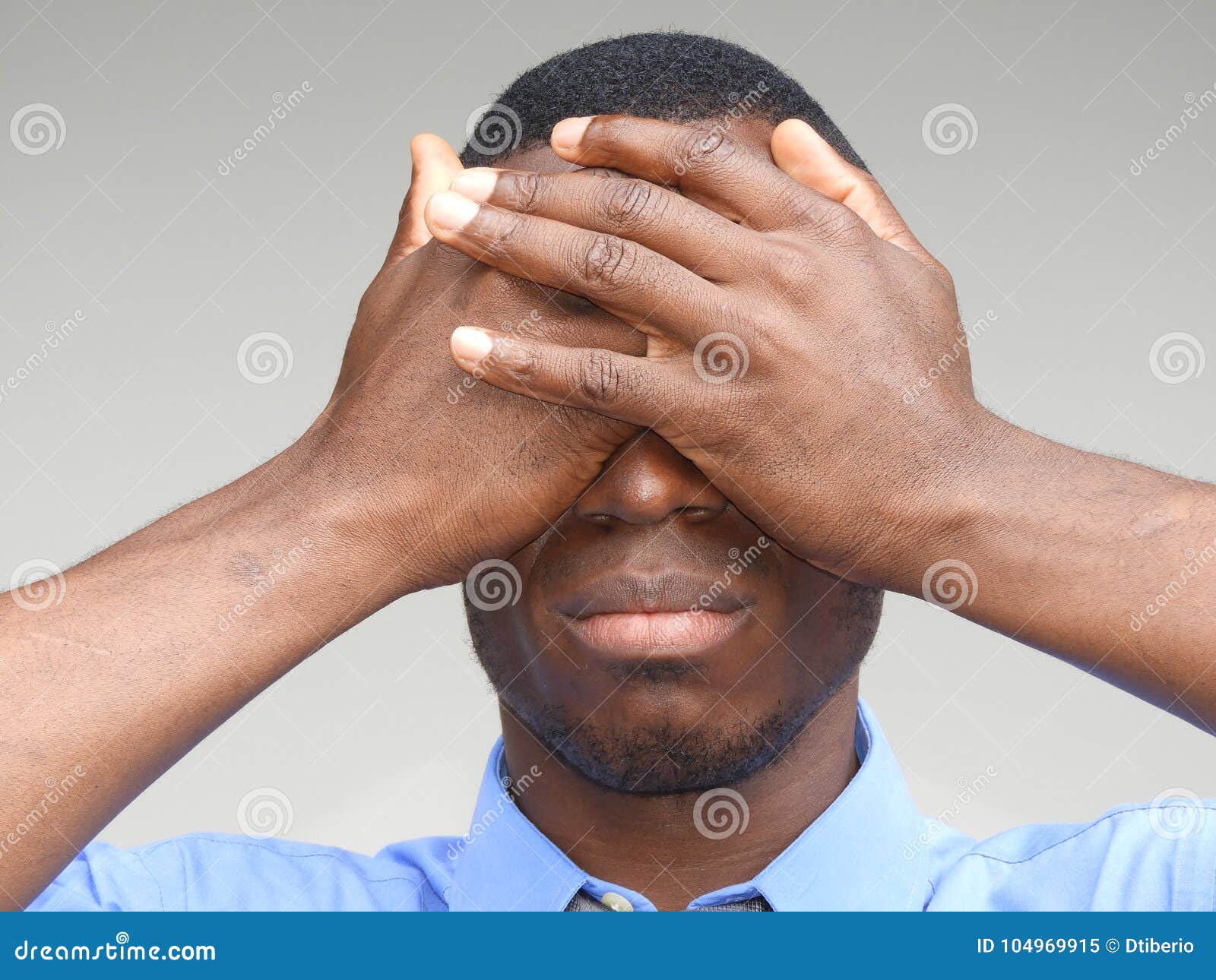 Shameful Black Person stock image. Image of shame, individual - 104969915