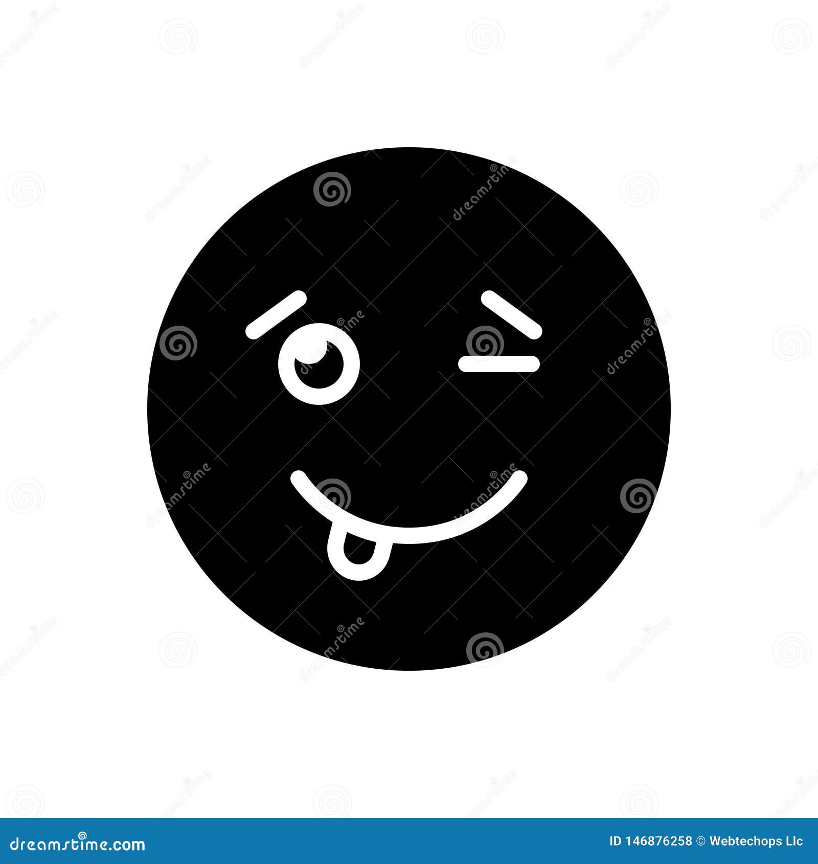 Black Solid Icon for Shameless, Immodest and Cheeky Stock Vector ...